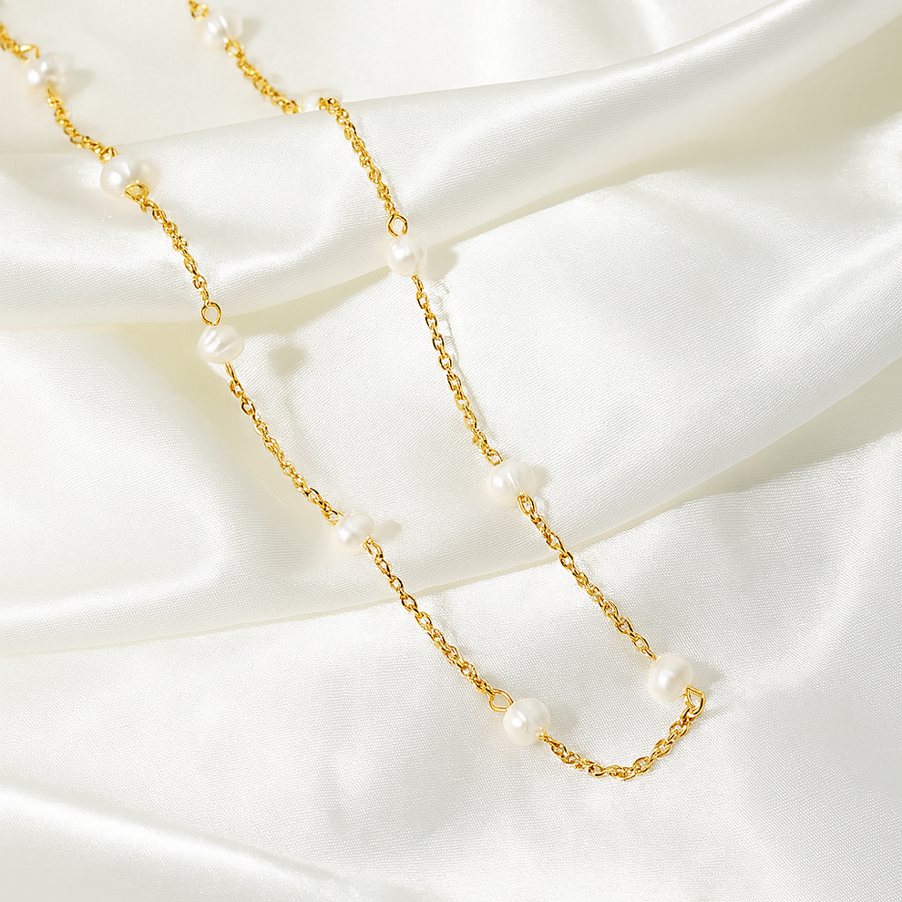 Bora Bora Freshwater Pearl Necklace | The Callie Corp